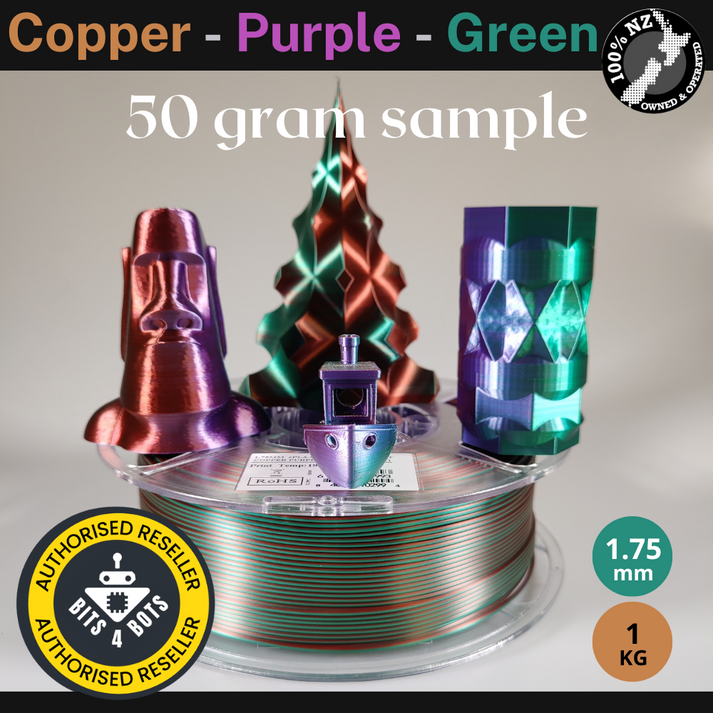 Sample - eSun ePLA-Silk Mystic Filament (Tri Colour) – Bits4Bots