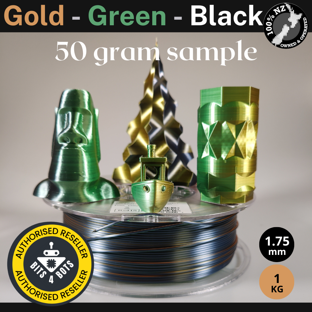Sample - eSun ePLA-Silk Mystic Filament (Tri Colour) – Bits4Bots